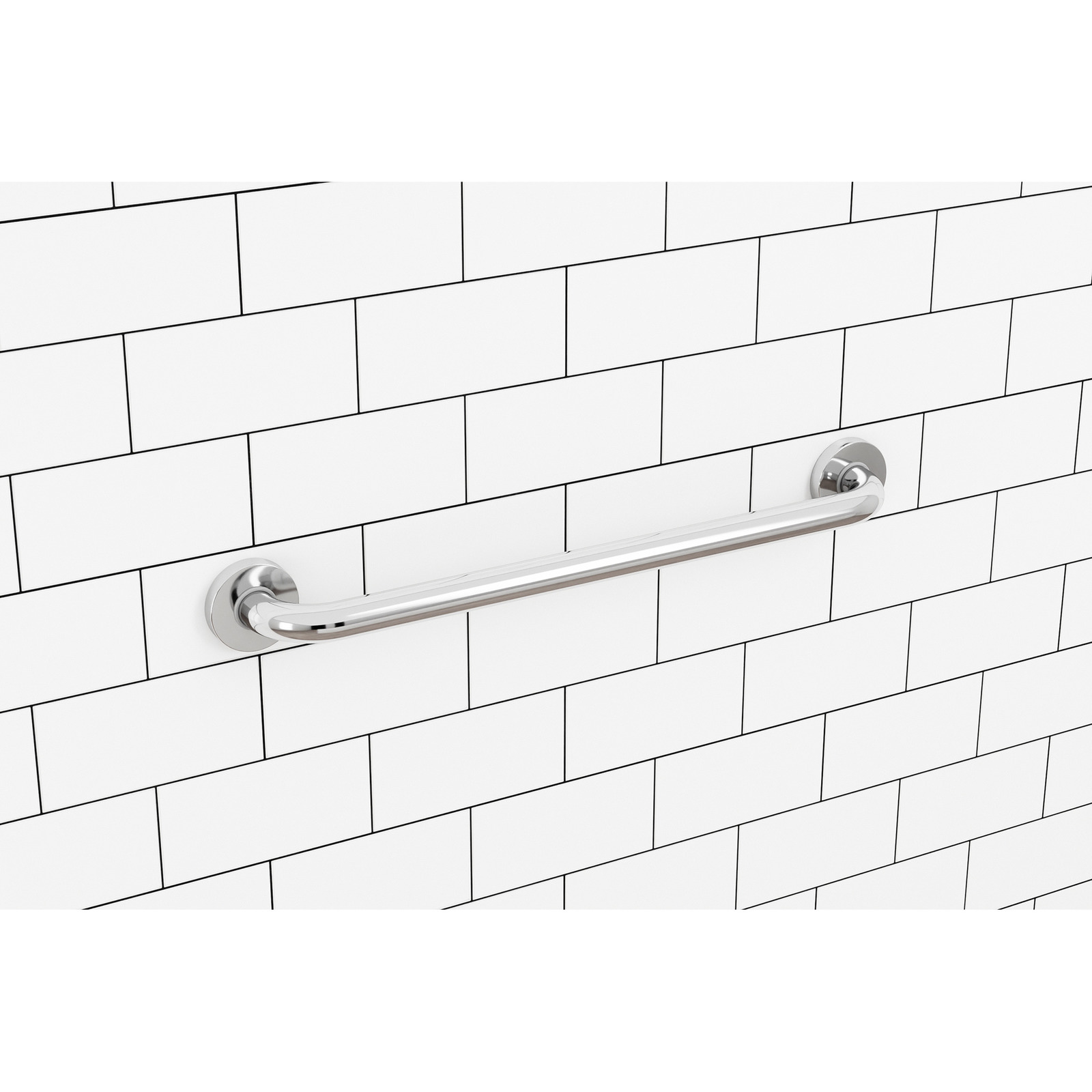 Grab Rail 600 mm - Polished Stainless Steel - evekare